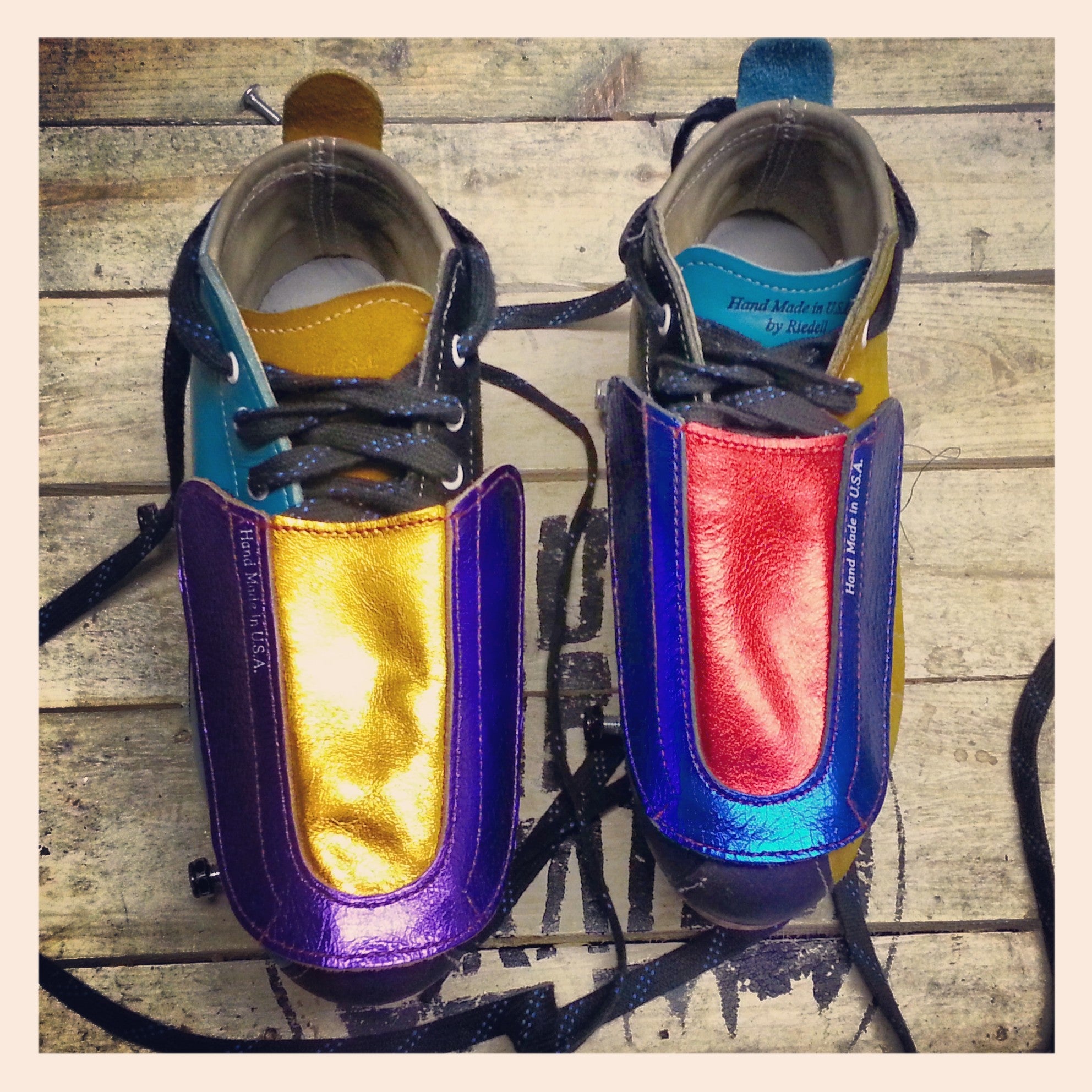 Riedell 495 Custom ColorLab Skates – Double Threat Skates